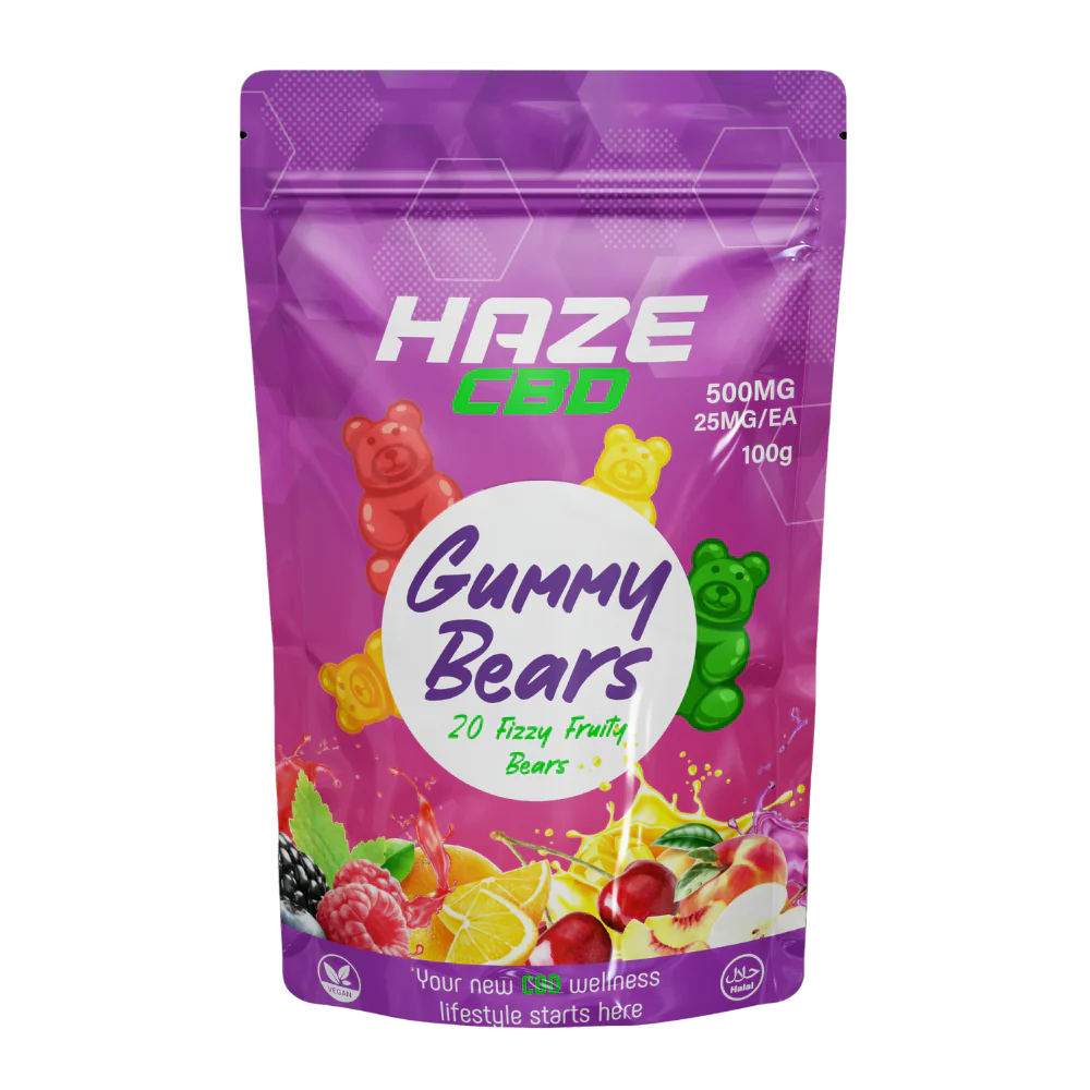Haze CBD Gummies 500mg | 25mg CBD Per Gummy | Edibles UK