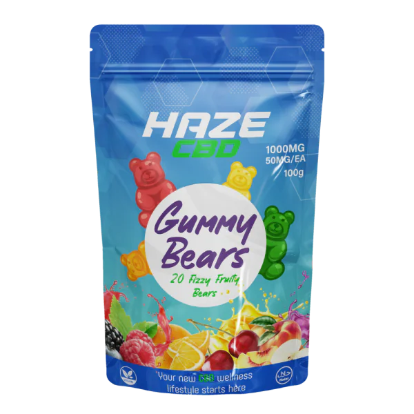 Haze CBD Gummies 1000mg |50mg CBD Per Gummy| Edibles UK