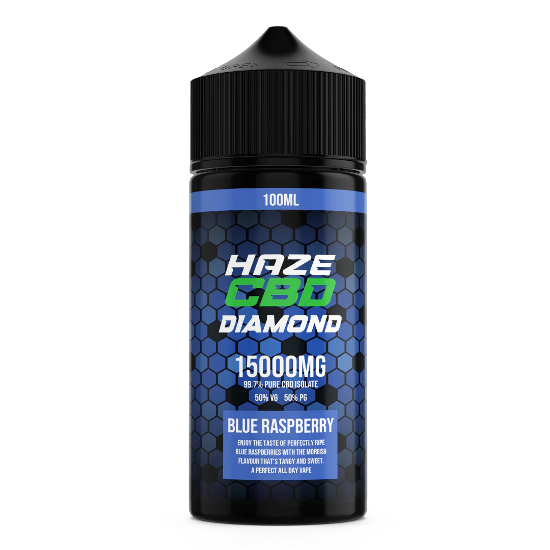 Blue Raspberry Diamond CBD E-Liquid | 15000mg | 100ML